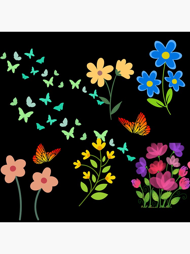 "SPRING FLOWERS" Sticker for Sale by Steven LaRussa | Redbubble