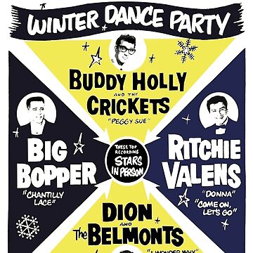"Winter Dance Party" Poster for Sale by Jeff Williams | Redbubble