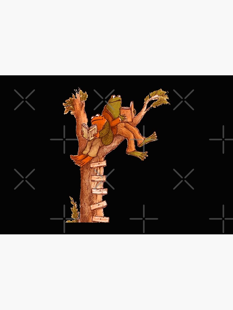 Frog and Toad Reading in Tree Premium Matte Vertical Poster sold by ...