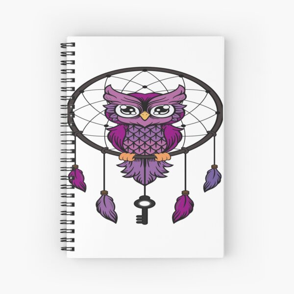 "buho atrapa sueños" Spiral Notebook for Sale by patris | Redbubble