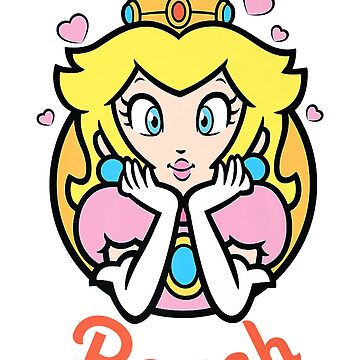 "Princess P Portrait" Sticker for Sale by JustinWarehime | Redbubble