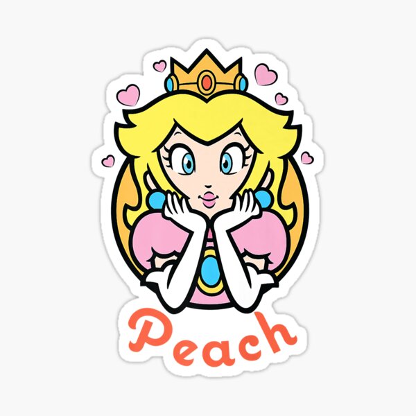 "Princess P Portrait" Sticker for Sale by JustinWarehime | Redbubble