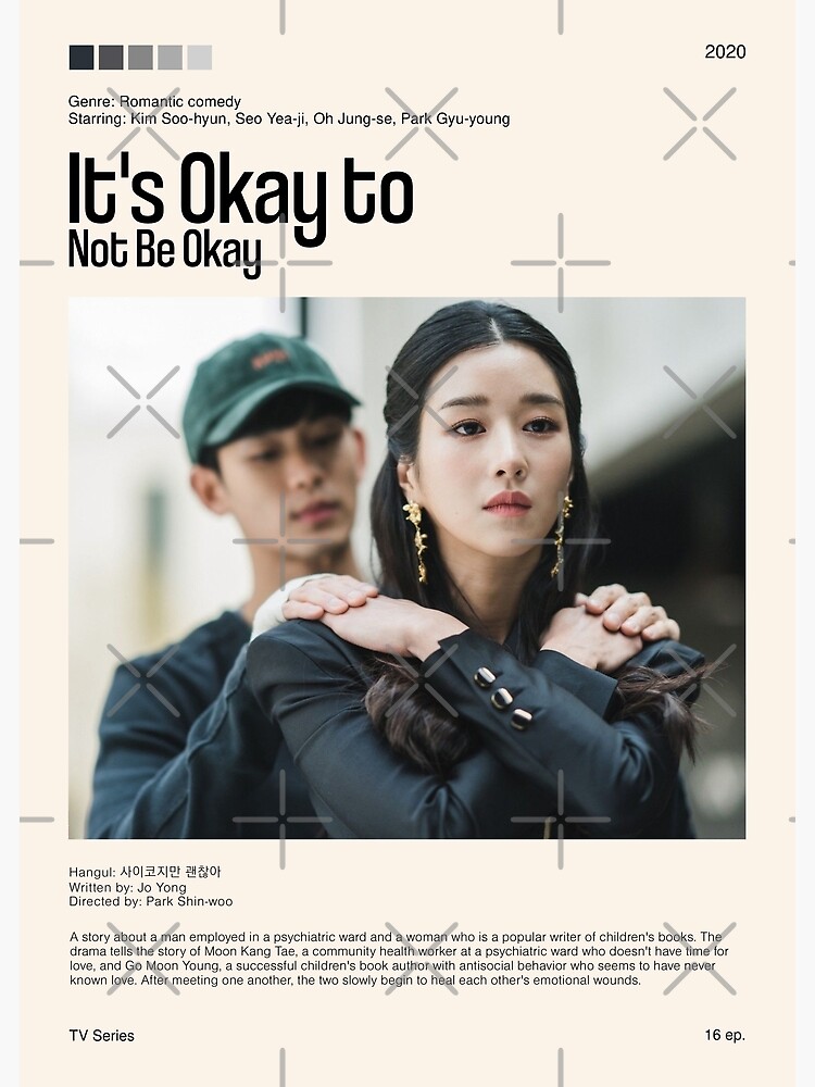 "It's Okay to Not Be Okay, Kdrama (2020)" Poster for Sale by PinkandP ...