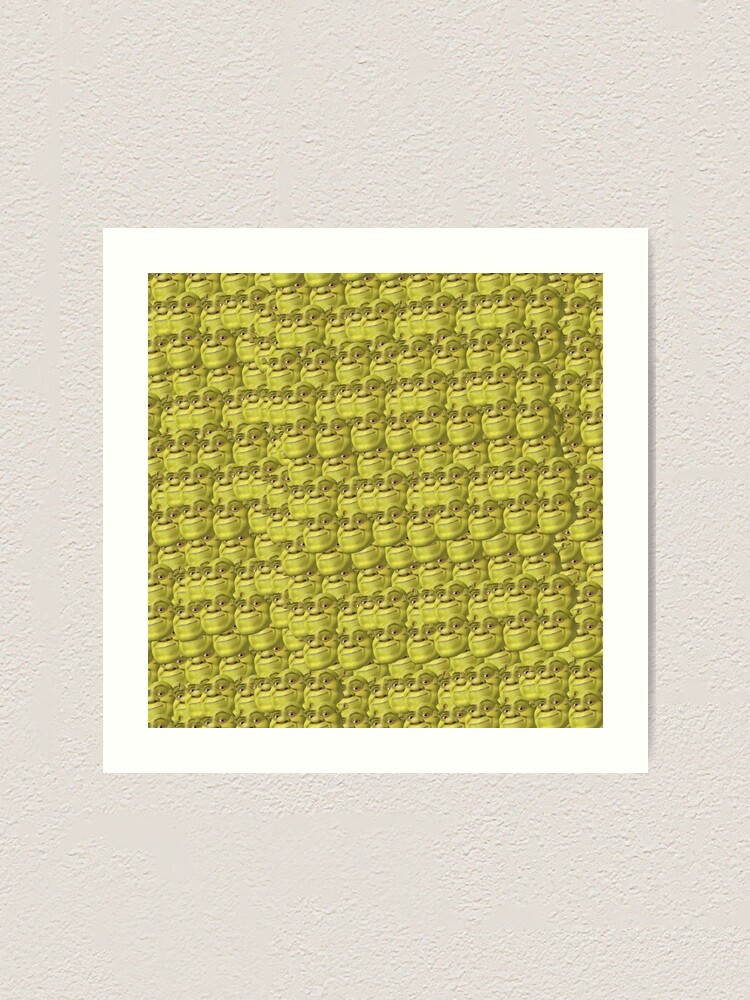 "Shrek Face" Art Print by wasabi67 | Redbubble
