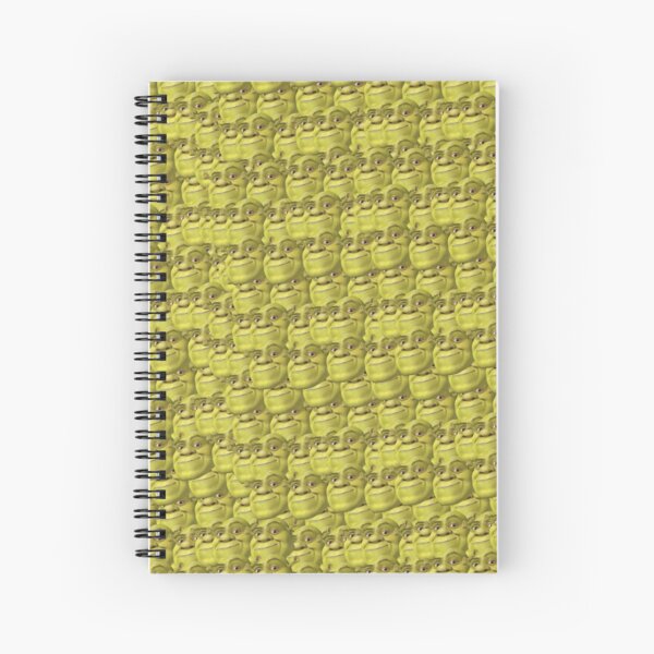 "Shrek Face" Spiral Notebook by wasabi67 | Redbubble