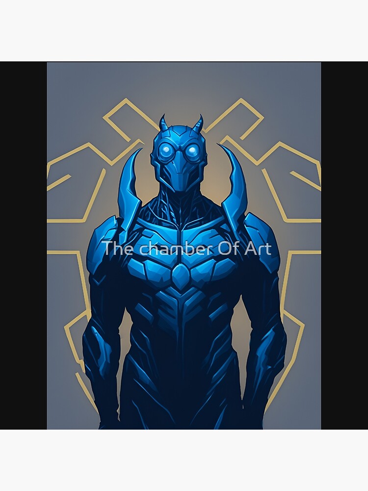 "Blue beetle fan art " Poster for Sale by Sarvgya Verma | Redbubble