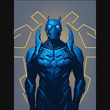 "Blue beetle fan art " Poster for Sale by Sarvgya Verma | Redbubble
