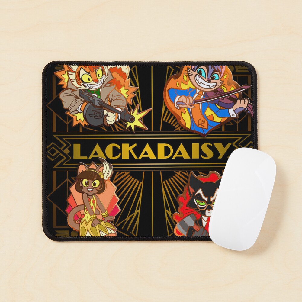 "Lackadaisy Set Pin" Sticker for Sale by Creations-by-AD | Redbubble