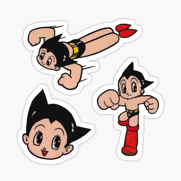 "Vintage Astro Boy " Sticker for Sale by aiciston | Redbubble