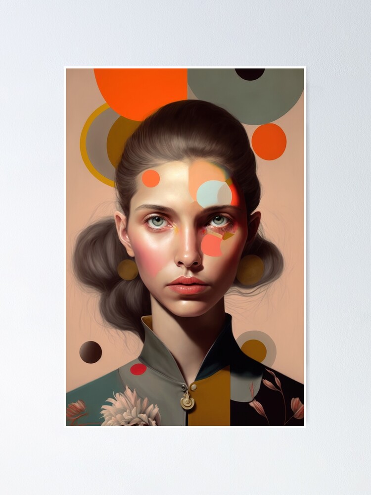 "Female Fashion Portrait" Poster for Sale by aiko-art | Redbubble