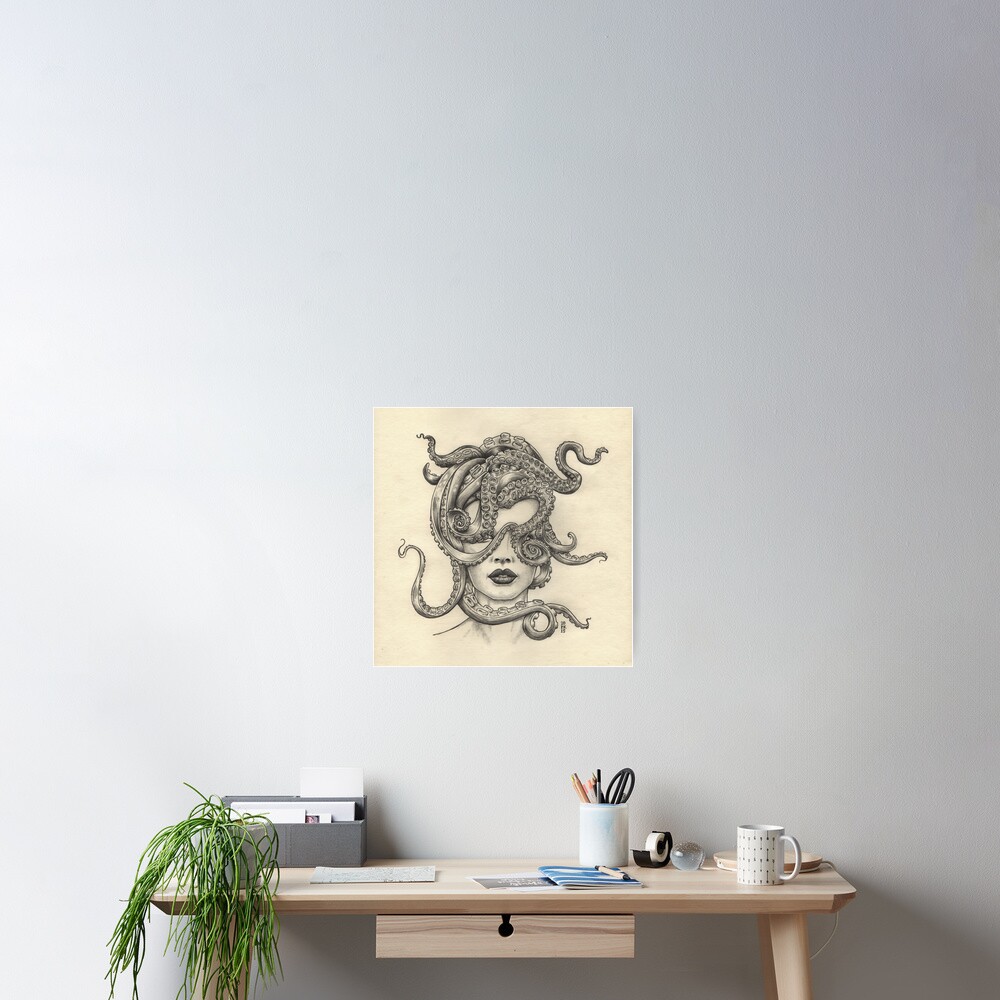 "Amphitrite" Art Print for Sale by inkyPete | Redbubble
