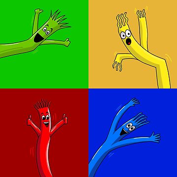 "Wacky Waving Inflatable Arm Flailing Tube Man Pop Art Portrait ...