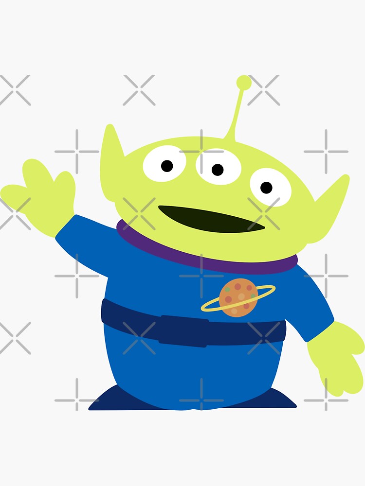 "Cute alien fan art" Sticker for Sale by jazzcats | Redbubble