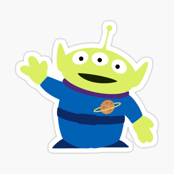 "Cute alien fan art" Sticker for Sale by jazzcats | Redbubble