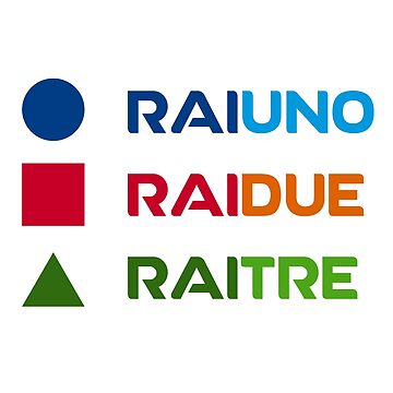 "Rai vintage logos" Sticker for Sale by Leonardo-98 | Redbubble