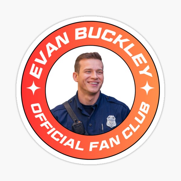 "evan buckley official fan club" Sticker for Sale by chaoticbisaster ...