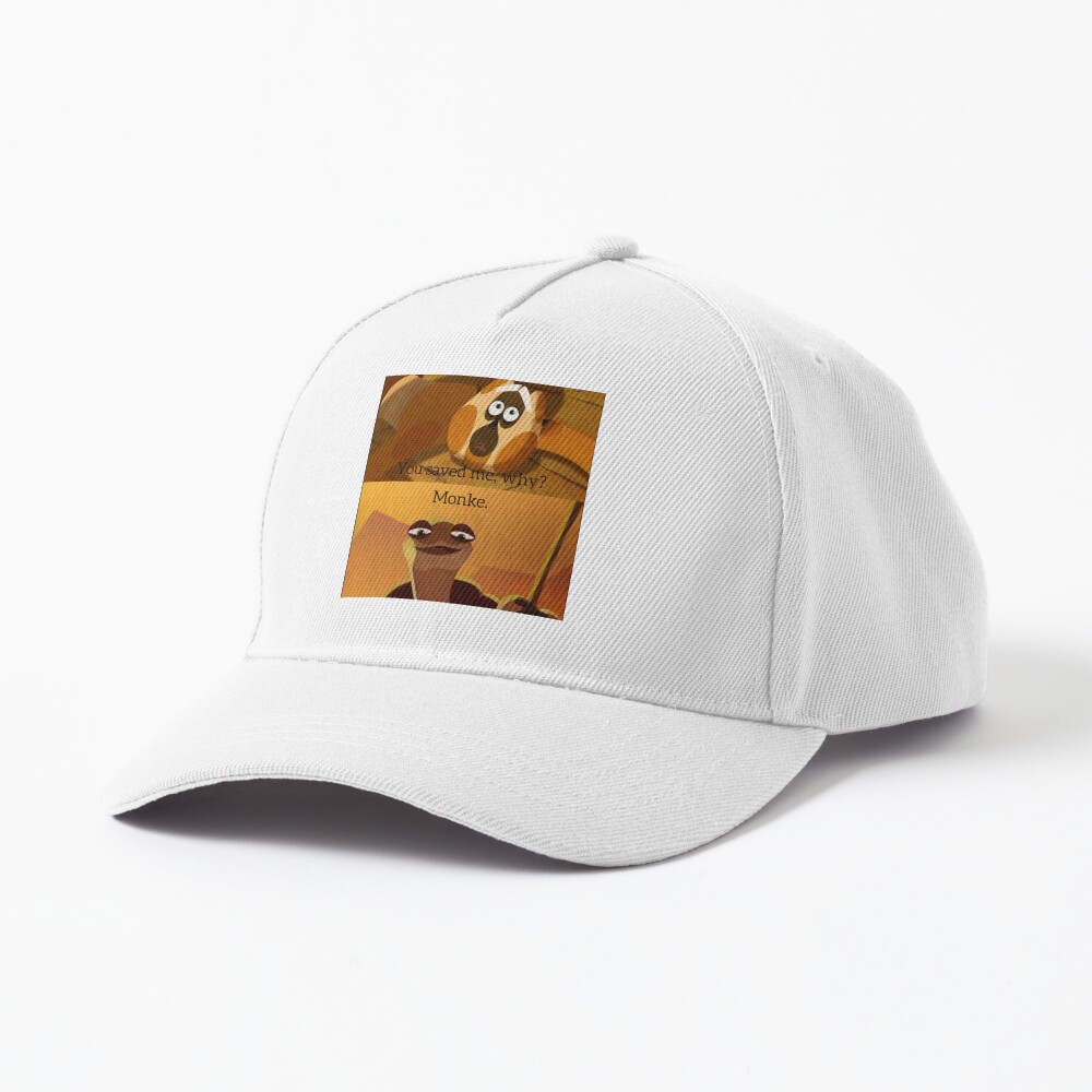 "You saved me why monke" Sticker for Sale by EveisnotanEevee | Redbubble