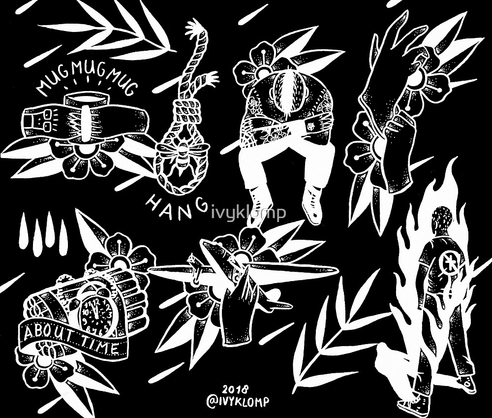 "Punk Rock Flash Sheet" by ivyklomp | Redbubble