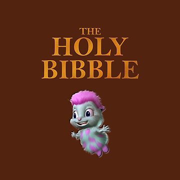 "The Holy Bibble" Sticker for Sale by snazzyseagull | Redbubble