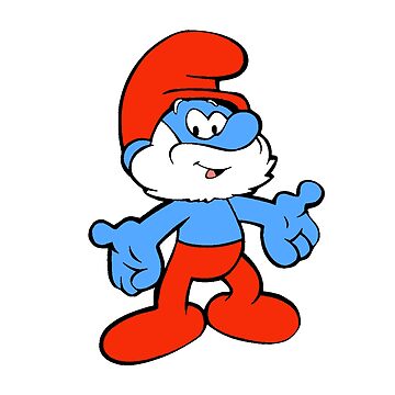 "papa blue" Sticker for Sale by POPReferences | Redbubble