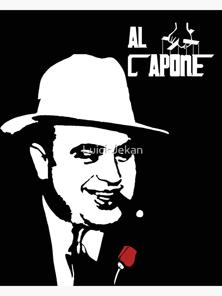"Al Capone" Sticker for Sale by Luigi-Jekan | Redbubble