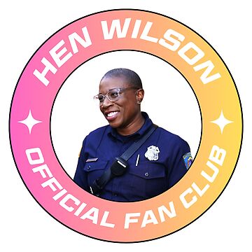 "hen wilson official fan club" Sticker for Sale by chaoticbisaster ...