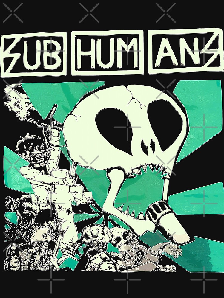 "Punk subhumans" Essential T-Shirt for Sale by Uleruleran | Redbubble