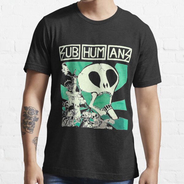 "Punk subhumans" Essential T-Shirt for Sale by Uleruleran | Redbubble