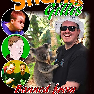 "Shane Gillis vintage rap style design" Sticker for Sale by Yotis 1 ...