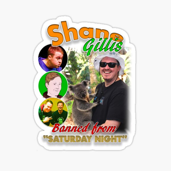 "Shane Gillis vintage rap style design" Sticker for Sale by Yotis 1 ...