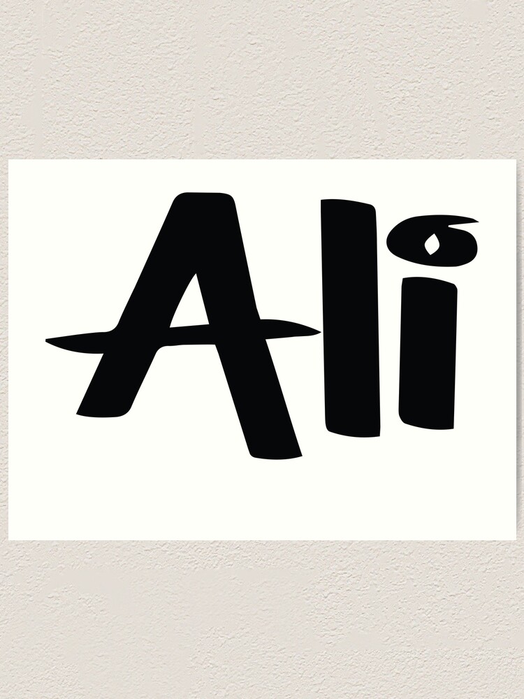 "Name Ali / Inspired by The Color of Money" Art Print by Dinos2473 ...