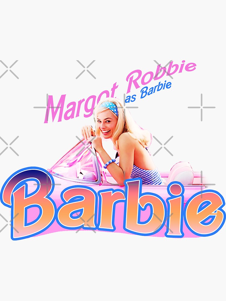 Margot Robbie As Barbie Sticker