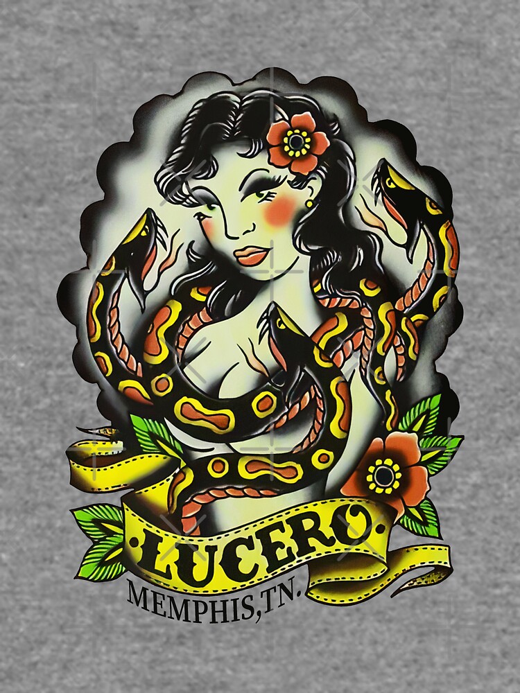 "Lucero Band Logo Girl Hawaii" Lightweight Sweatshirt for Sale by ...