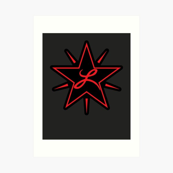 "Lucero Band Logo Star" Art Print for Sale by BarbaraCollin | Redbubble
