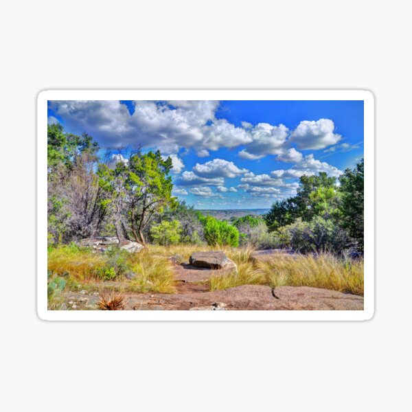 " Texas Hill Country " Sticker for Sale by venny | Redbubble