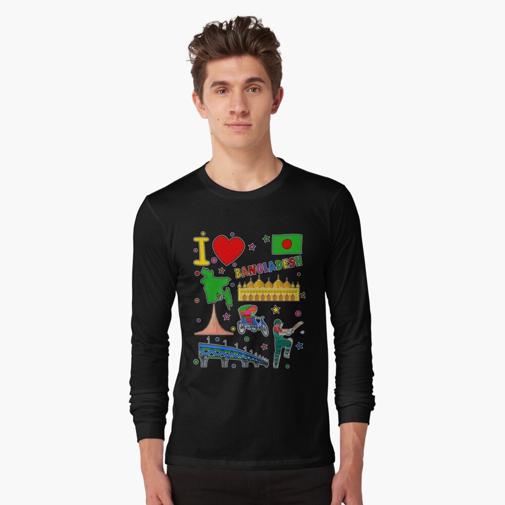 "Bangladeshi hand drawn landmarks, Bangladesh map, National symbols ...