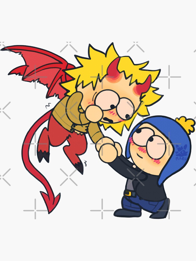 "Tweek x Craig " Sticker for Sale by Maru-Chan-Shop | Redbubble