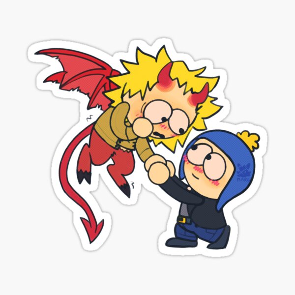 "Tweek x Craig " Sticker for Sale by Maru-Chan-Shop | Redbubble