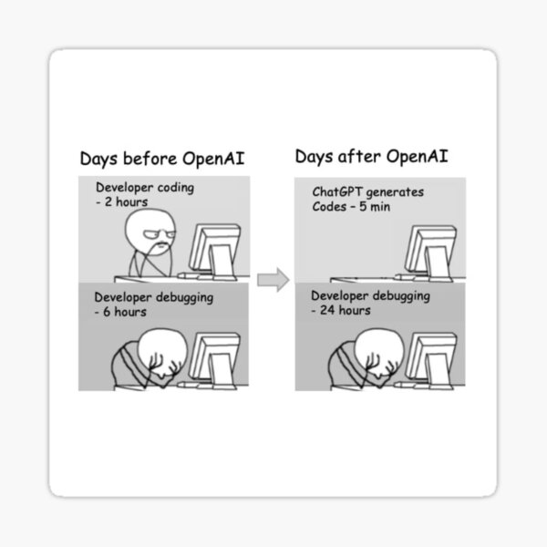 "chat gpt openai" Sticker for Sale by b-santos | Redbubble