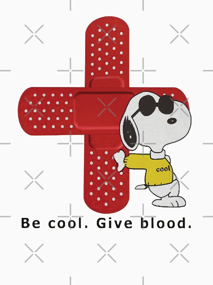 American Red Cross Snoopy Give Blood Shirt, Snoopy Donate Blood Shirt