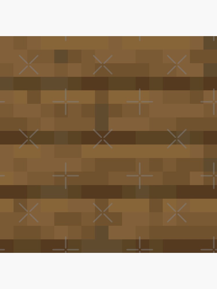 "Minecraft Spruce Planks" Art Print for Sale by ItsSpitzly | Redbubble
