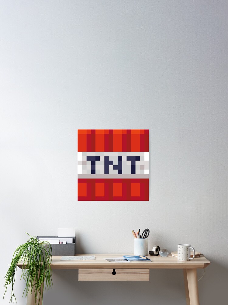 Poster for Sale mit "Minecraft TNT-Block" von ItsSpitzly | Redbubble