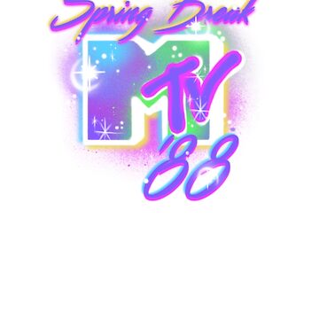 "MTV Music Television Spring Break Spray Paint MTV Logo " Essential T ...