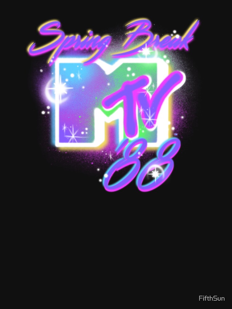 "MTV Music Television Spring Break Spray Paint MTV Logo " Essential T ...