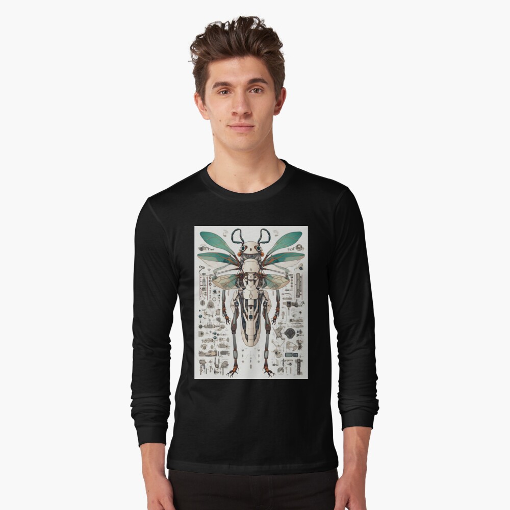 "Insect Exoskeleton Knolling Drawing | 8K |" Sticker for Sale by Hazmat ...