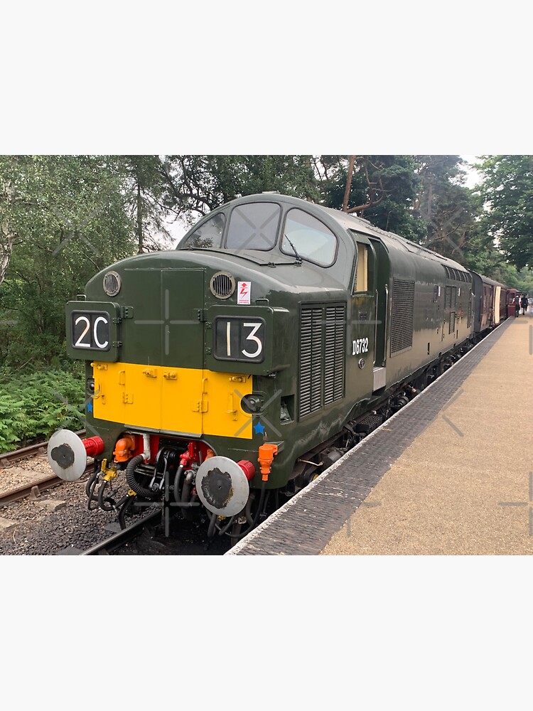 "BR Class 37 – D6732 at Holt Station" Sticker for Sale by Washu | Redbubble