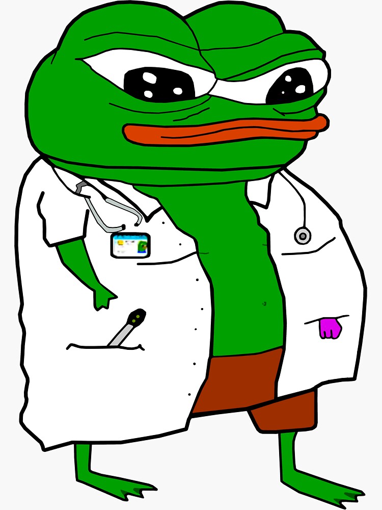 "Apu Doctor Pepe" Sticker for Sale by Slav-Art | Redbubble