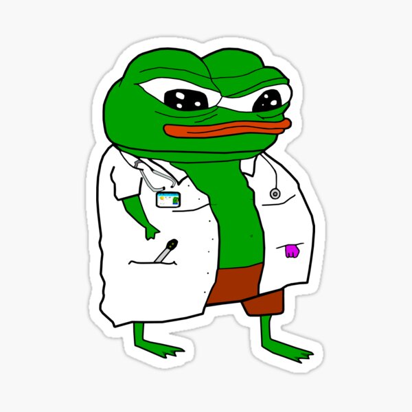 "Apu Doctor Pepe" Sticker for Sale by Slav-Art | Redbubble
