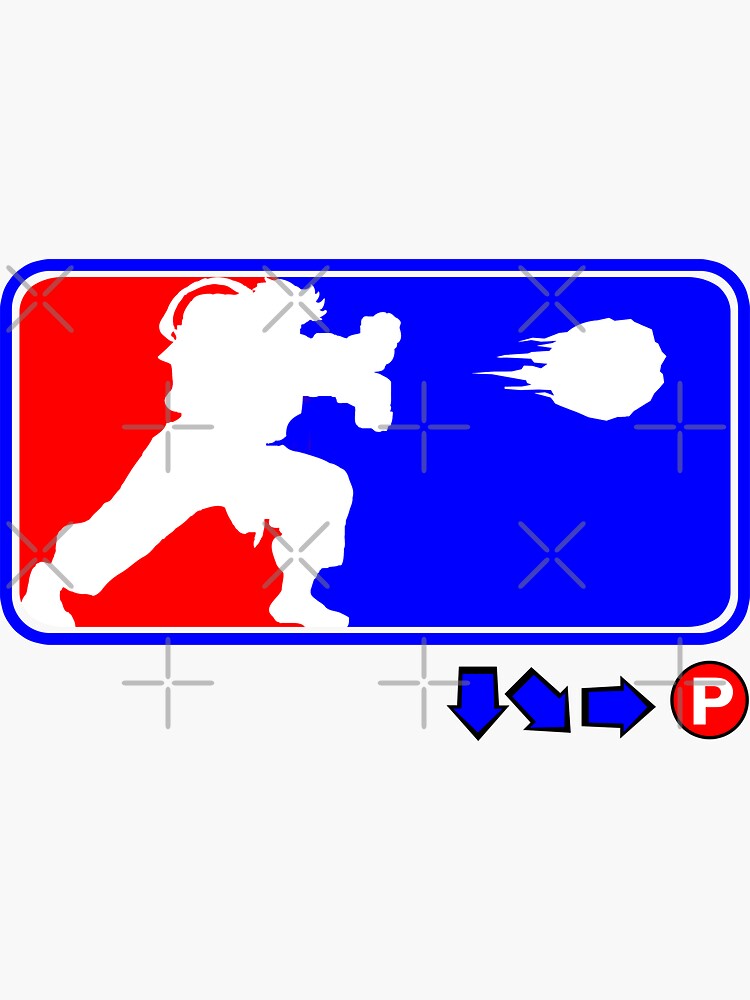 "Hadouken" Sticker for Sale by mtforlife66 | Redbubble