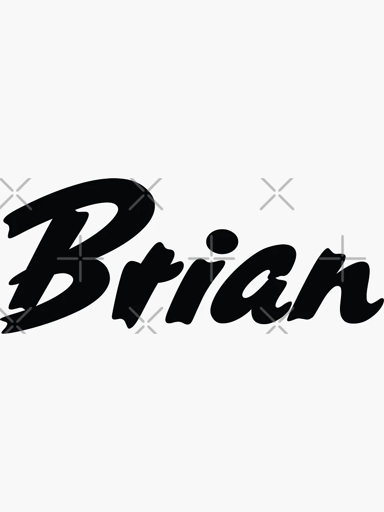 Brian Name Logo